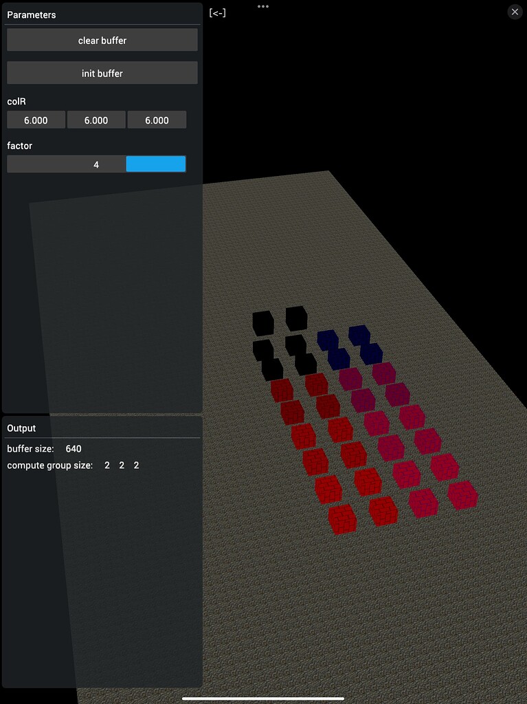 Dynamically demonstrate the addressing mode in 3D array - Code Sharing - Codea Talk