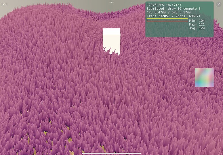 Grass Demo - Instancing and Compute Buffers - Beta - Codea Talk