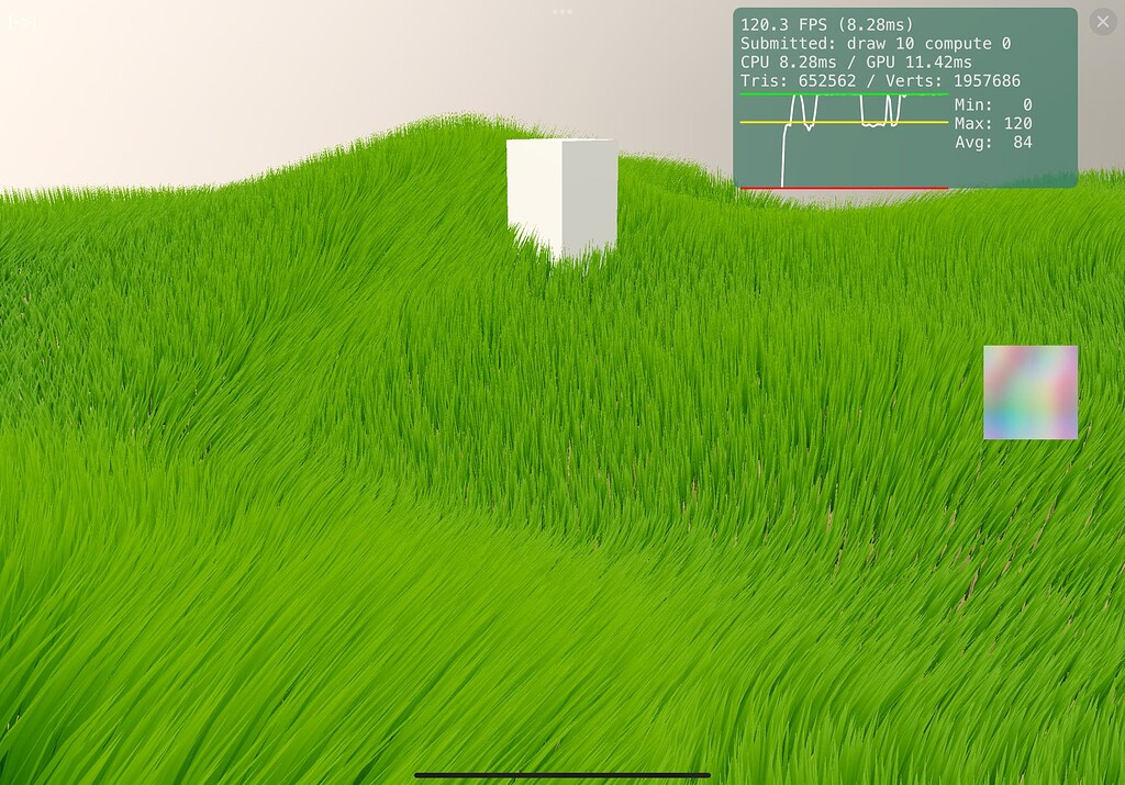 Grass Demo - Instancing and Compute Buffers - Beta - Codea Talk